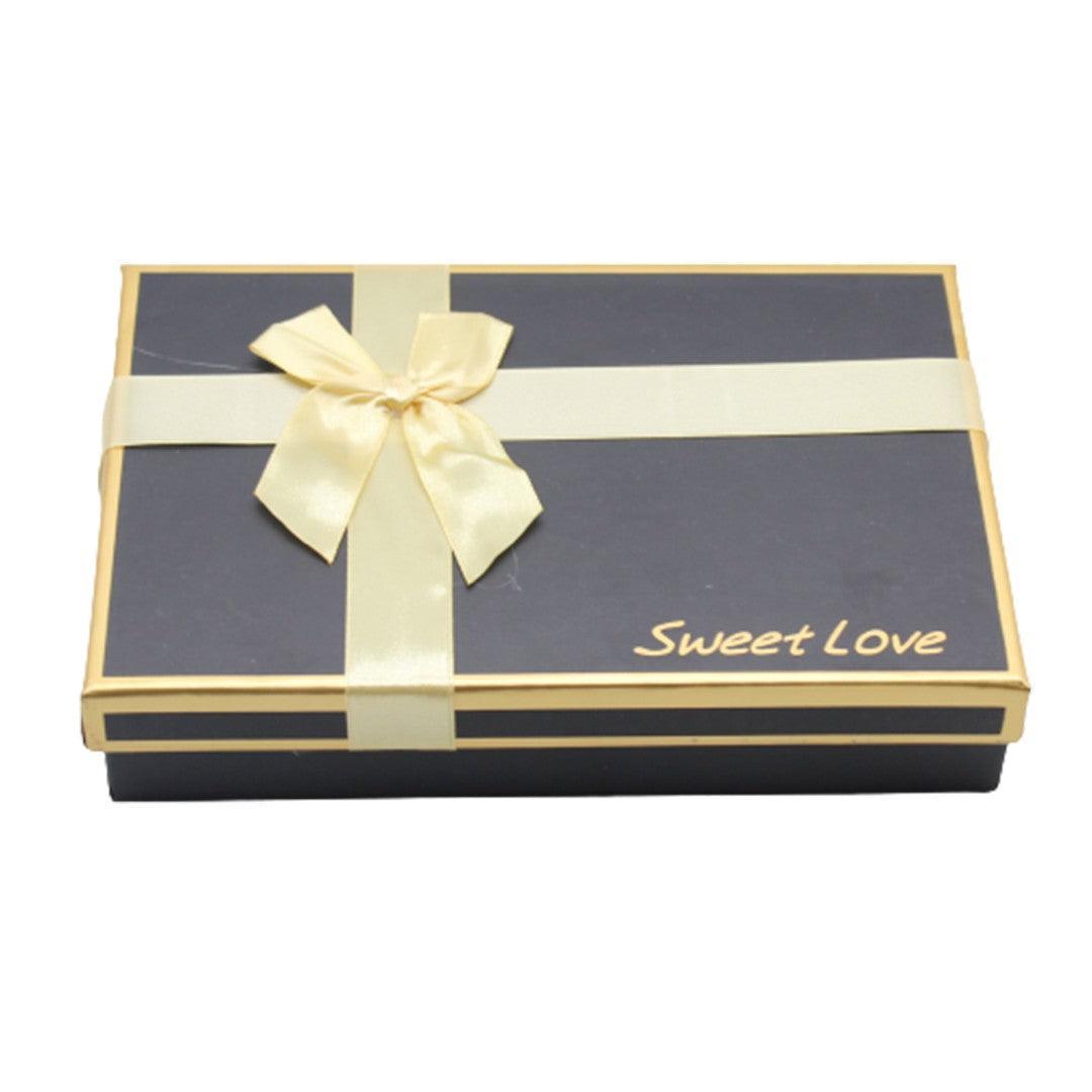 24 Cavity Hard Chocolate Box | Black Colour – Bakeyy.com