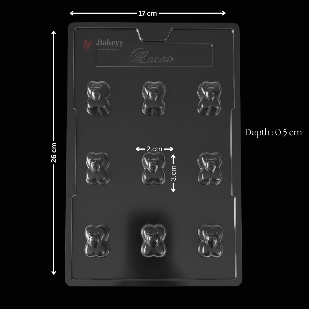 Mould 148 | Double Heart Chocolate Mould | Romantic Heart Shape Chocol