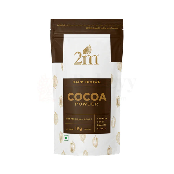 2M Dark Brown Cocoa Powder | Professional Grade - 1KG