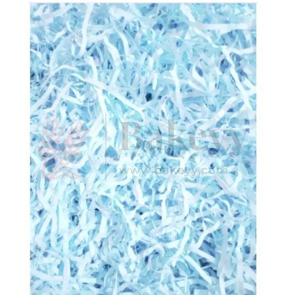 Light Blue Crinkle Confetti Shredded Grass Paper| 1 kg