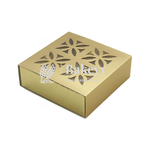 4 Cavity Gold Chocolate Box | Gift Box | Multipurpose Box | Pack of 10 ...