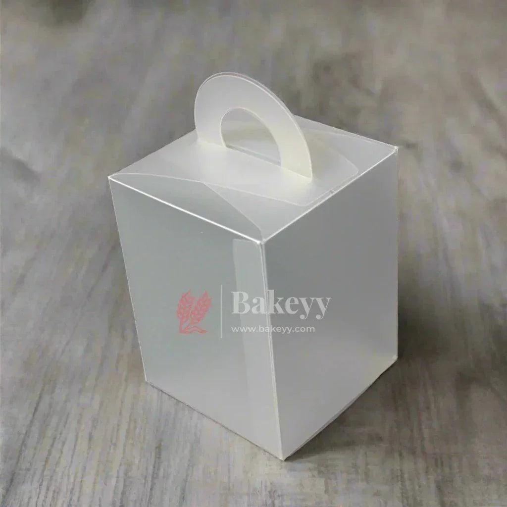 7.5x7.5x10 cm|| Mat finish PVC Foldable Plastic Gift Boxes || Pack of ...